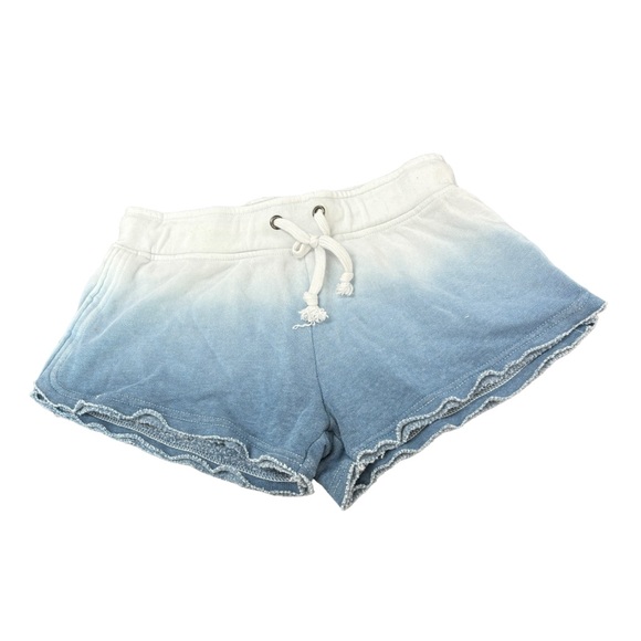 Ocean Drive | Shorts | Ocean Drive Ombre Blue White Tiedye Drawstring ...